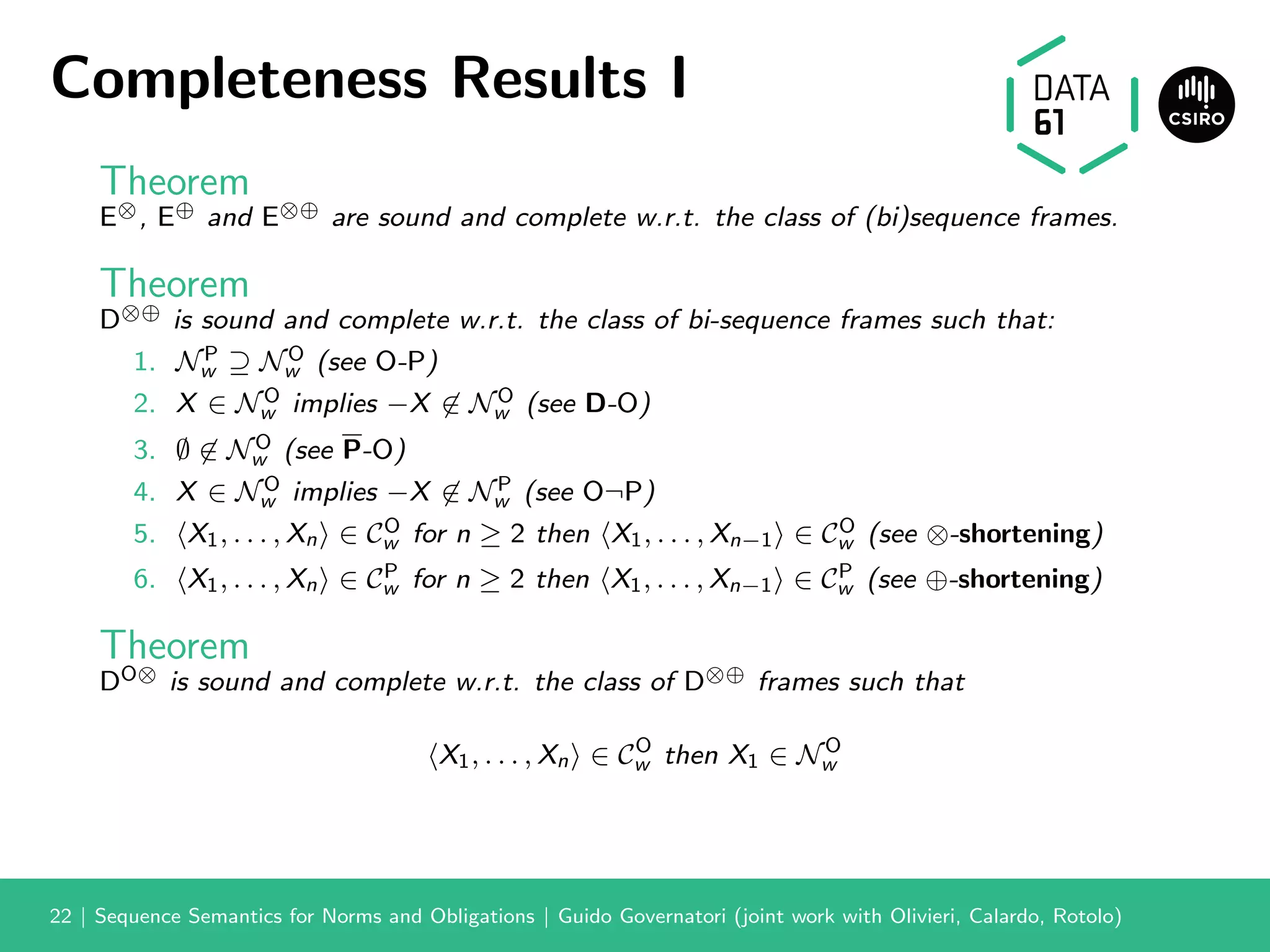 Sequence Semantics for Norms and Obligations | PDF