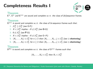 Sequence Semantics for Norms and Obligations | PDF