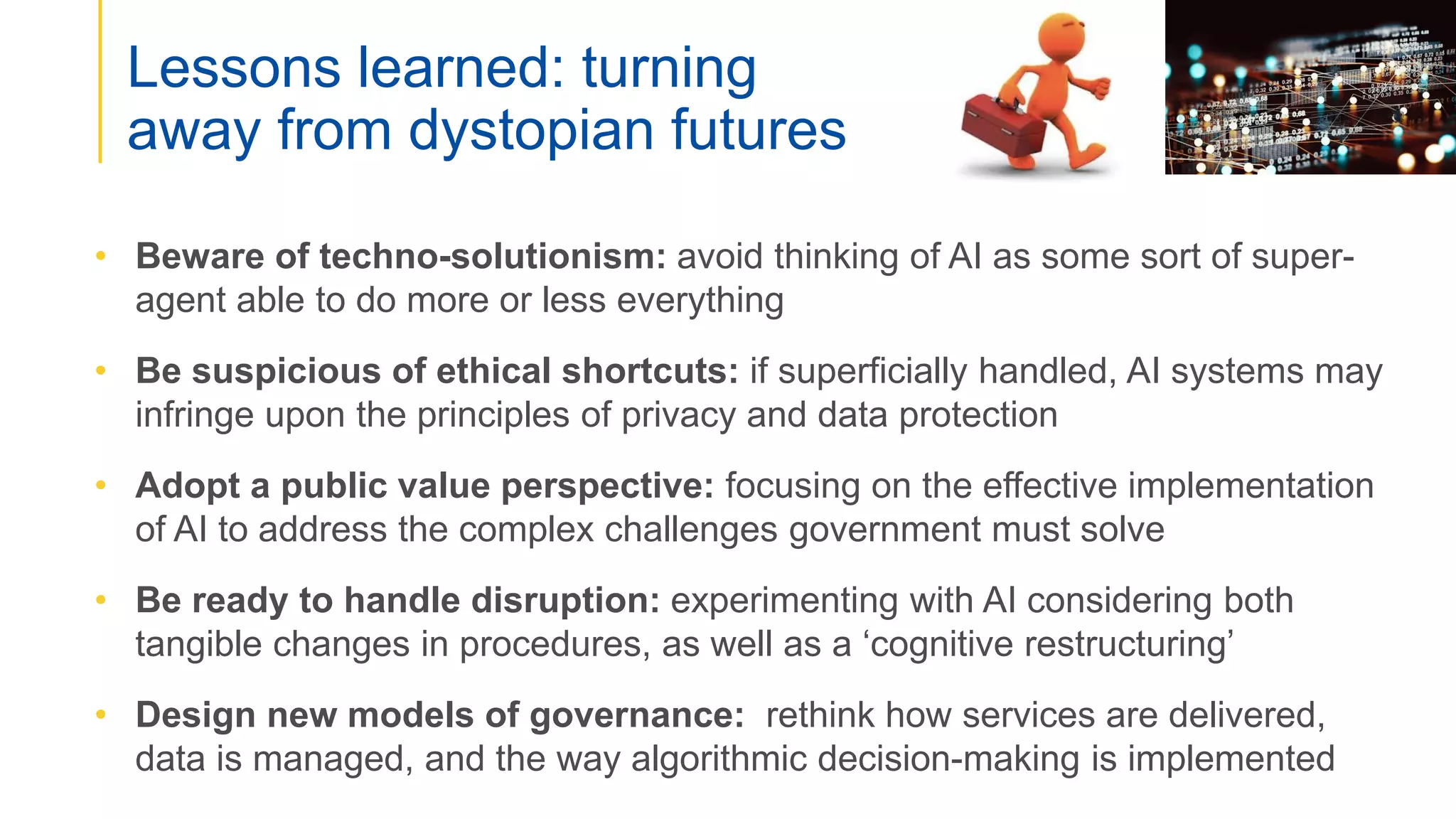 Governing algorithms – perils and powers of ai in the public sector1(1 ...