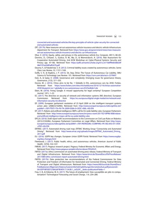 Governing autonomous vehicles emerging responses for safety liability privacy cybersecurity and ...