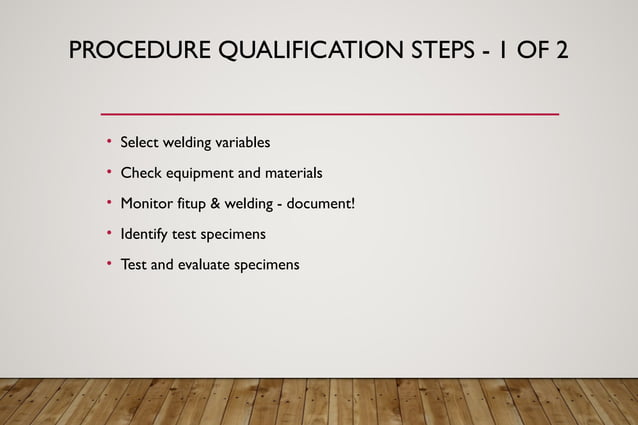 Documents Governing Welding Inspection and Qualification | PPT ...