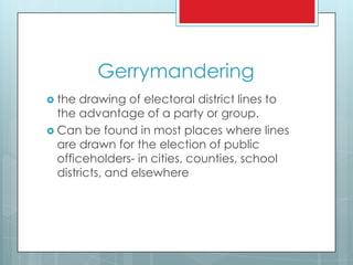 Congressional Redistricting | PPTX