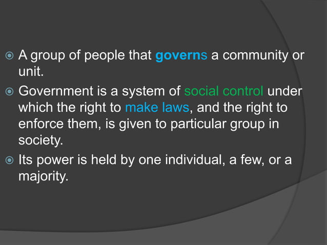 Types and forms of government | PPTX