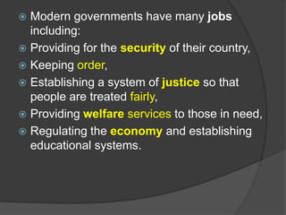 Types and forms of government | PPTX