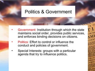 Government ch. 1 - principles of gov't (1) | PPT