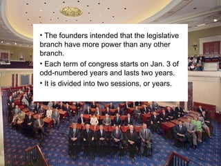 Government ch. 5 - legislative branch | PPT