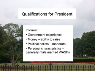 Government ch. 8 & 9 - the presidency | PPT