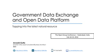 Government Data Exchange and Open Government Data Platform | PPT