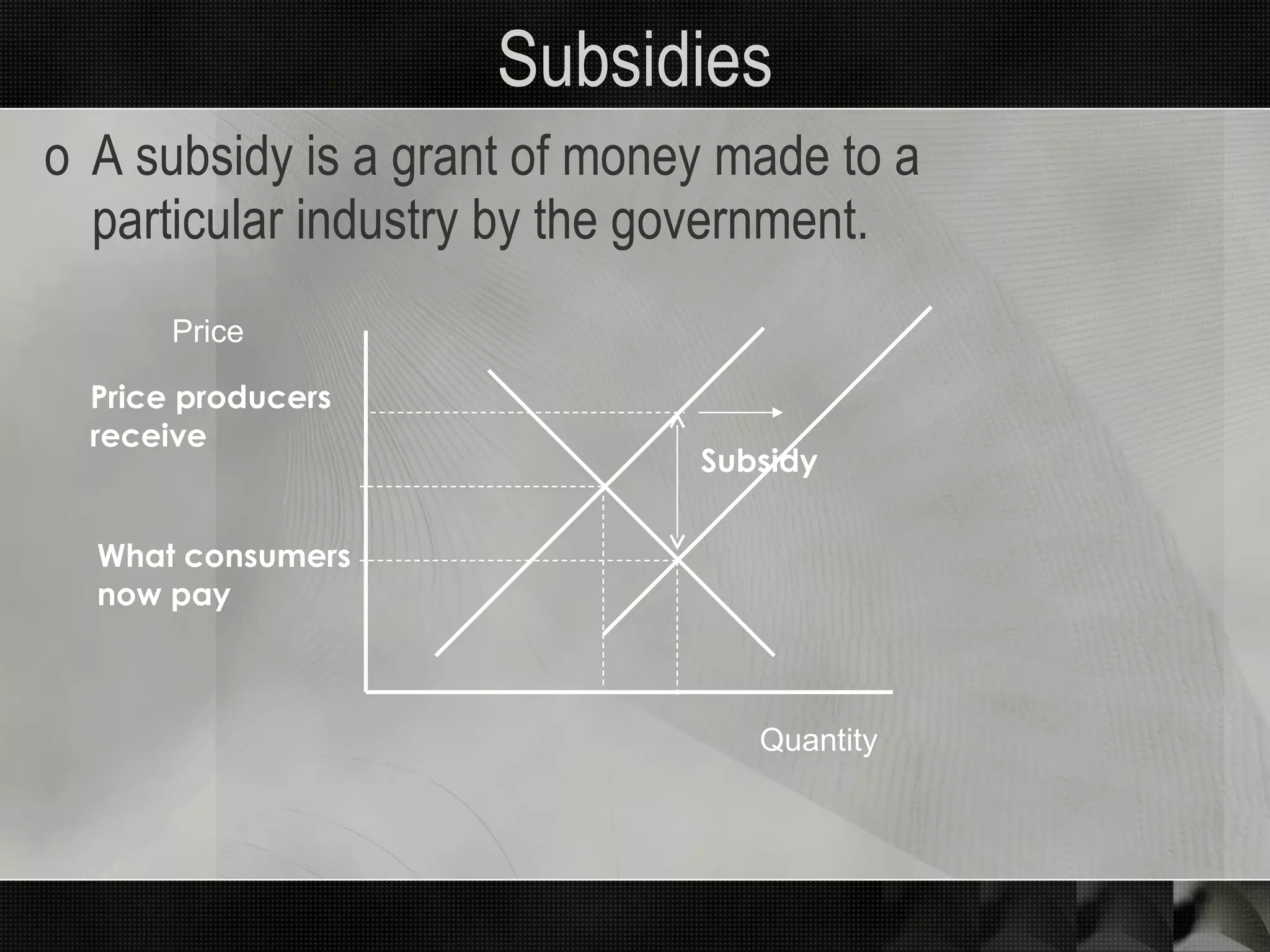 Government Intervention In Markets | PPT