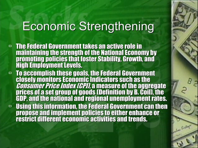 Governmental Economic Responsibilities | PPT