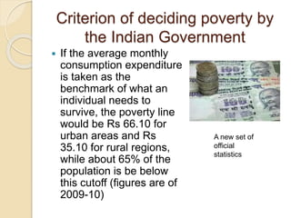 Government acts to reduce poverty in india | PPTX