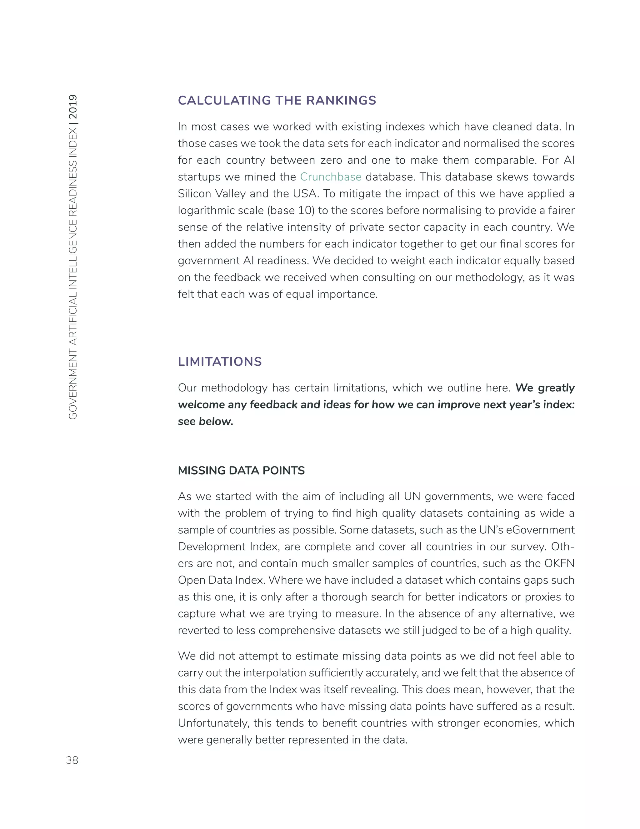Government Artificial Intelligence Readiness Index | PDF