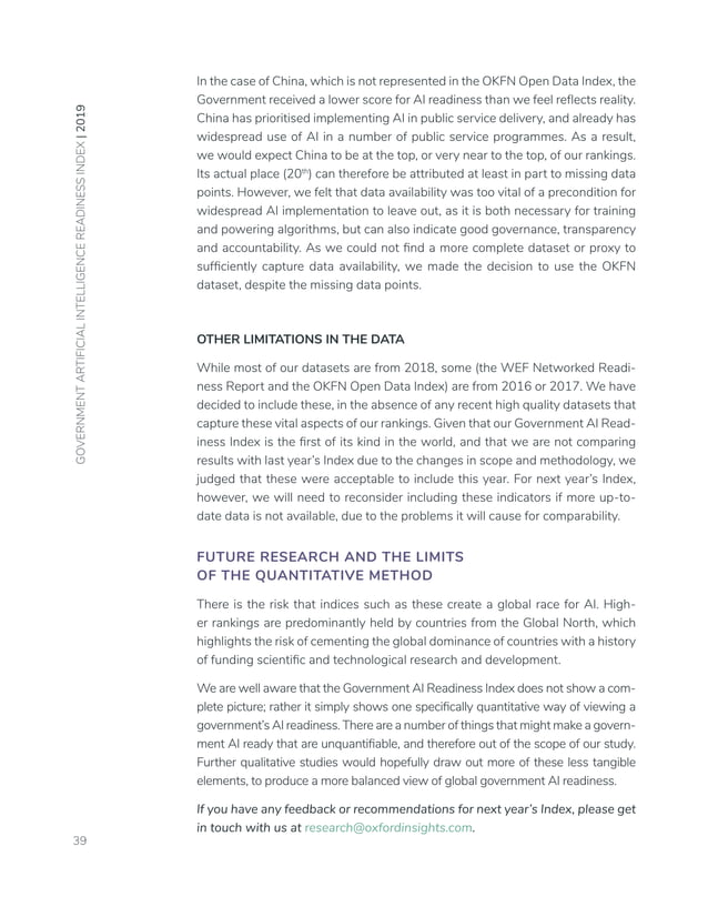 Government Artificial Intelligence Readiness Index | PDF | Technology Industry | Industries
