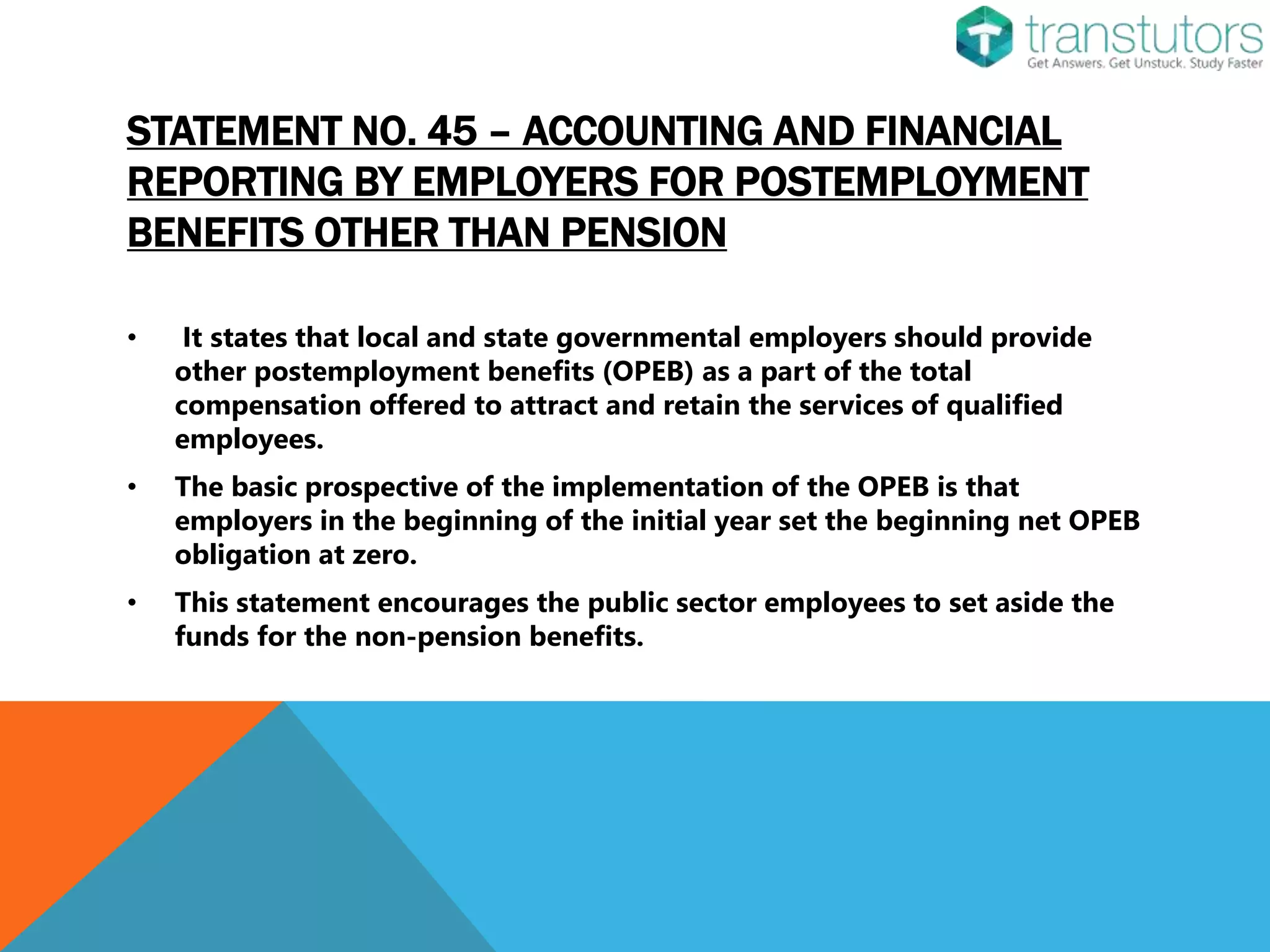 GASB (Governmental Accounting Standards Board)| Accounting | PPTX