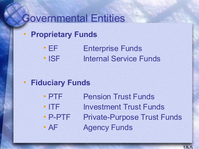 Governmental entities special funds and government wide financial sta…