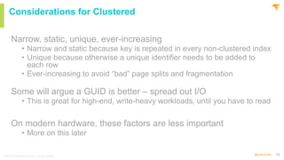 Government and Education Webinar: SQL Server—Indexing for Performance | PPT