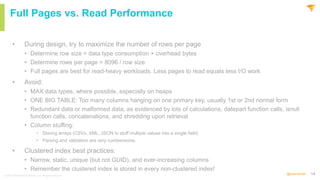 Government and Education Webinar: SQL Server—Indexing for Performance | PPT