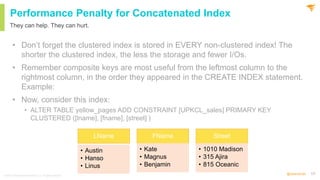 Government and Education Webinar: SQL Server—Indexing for Performance | PPT