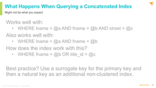 Government and Education Webinar: SQL Server—Indexing for Performance | PPT