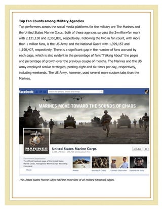 Government and Social Media Military Facebook Use Study | PDF