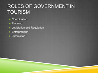 Government and tourism | PPTX | Australia and Oceania Travel | Travel ...