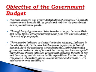 Government budget | PPTX
