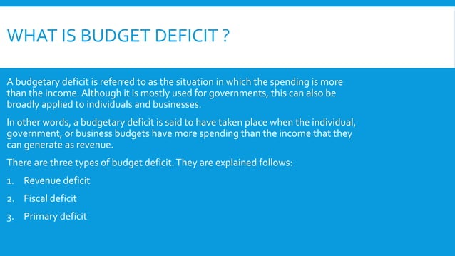 Government Budget | PPT