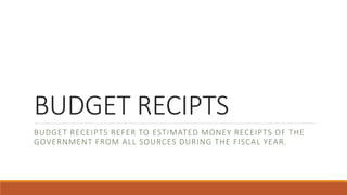 Government budget and the economy | PPTX