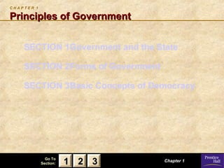 Government chapter 1 powerpoint con't | PPT