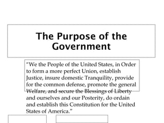 Government chapter 1 section 1 powerpoint | PPT