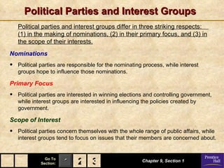 Government chapter 9 notes 1 | PPT
