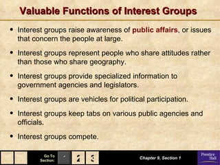 Government chapter 9 notes 1 | PPT