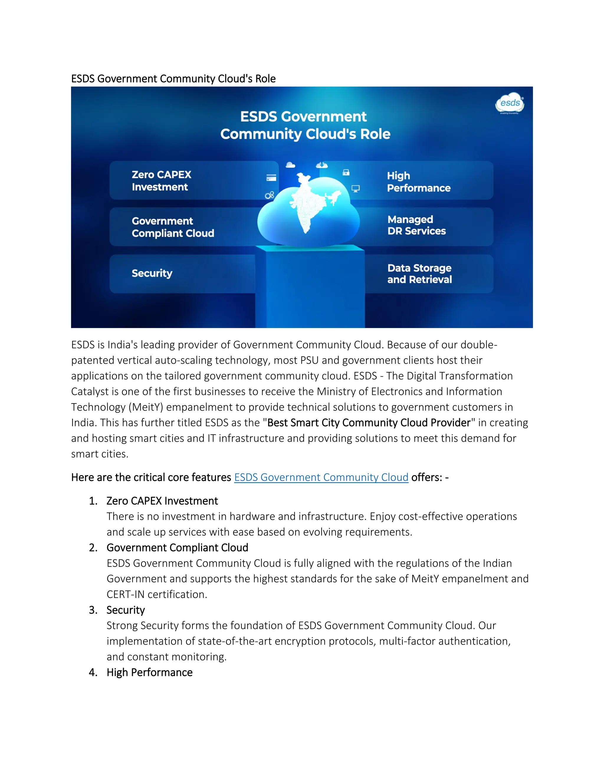 Government Community Cloud in India ESDS.pdf