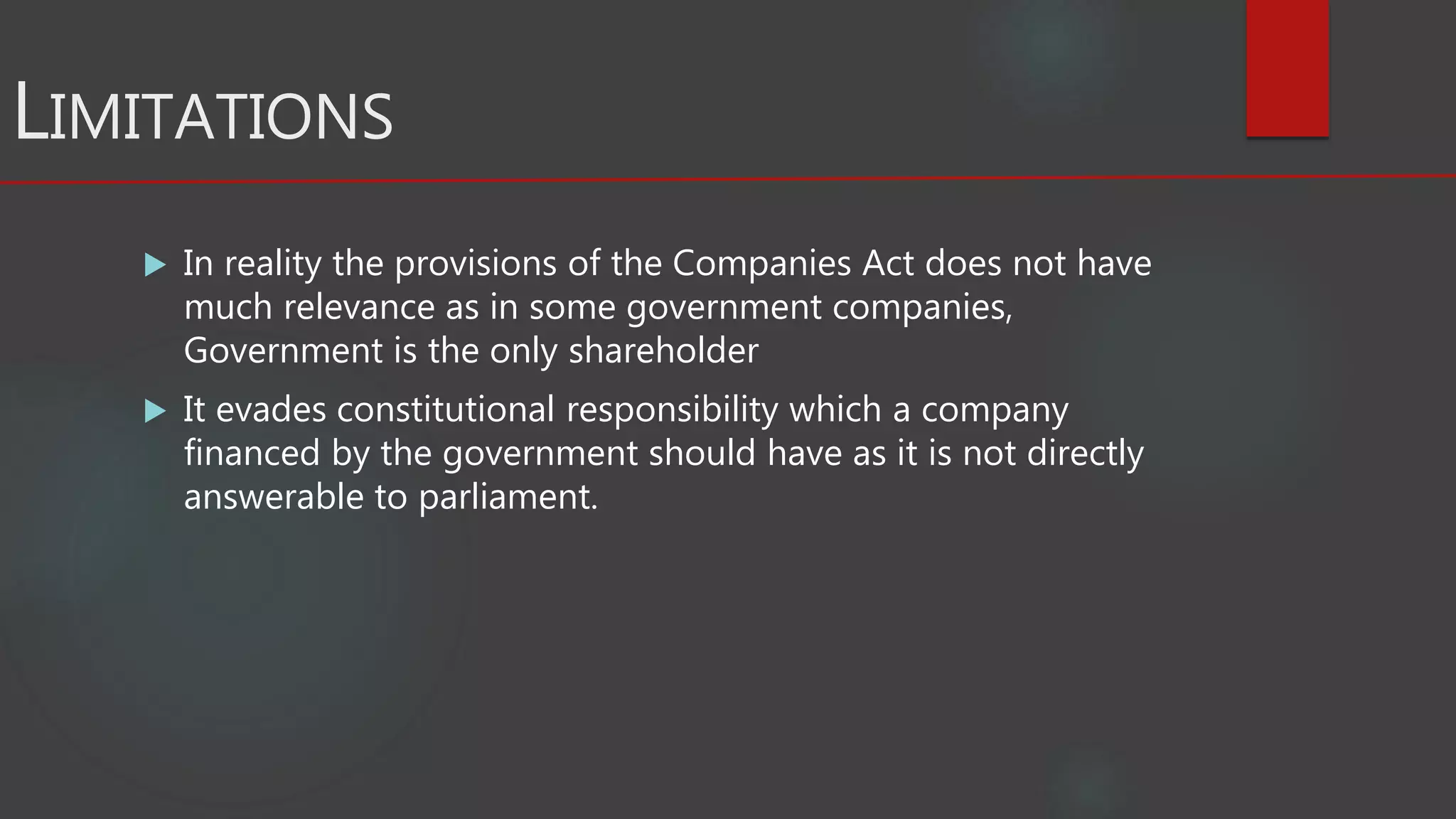 Private Vs Government Companies | PPT