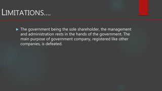 Private Vs Government Companies | PPT