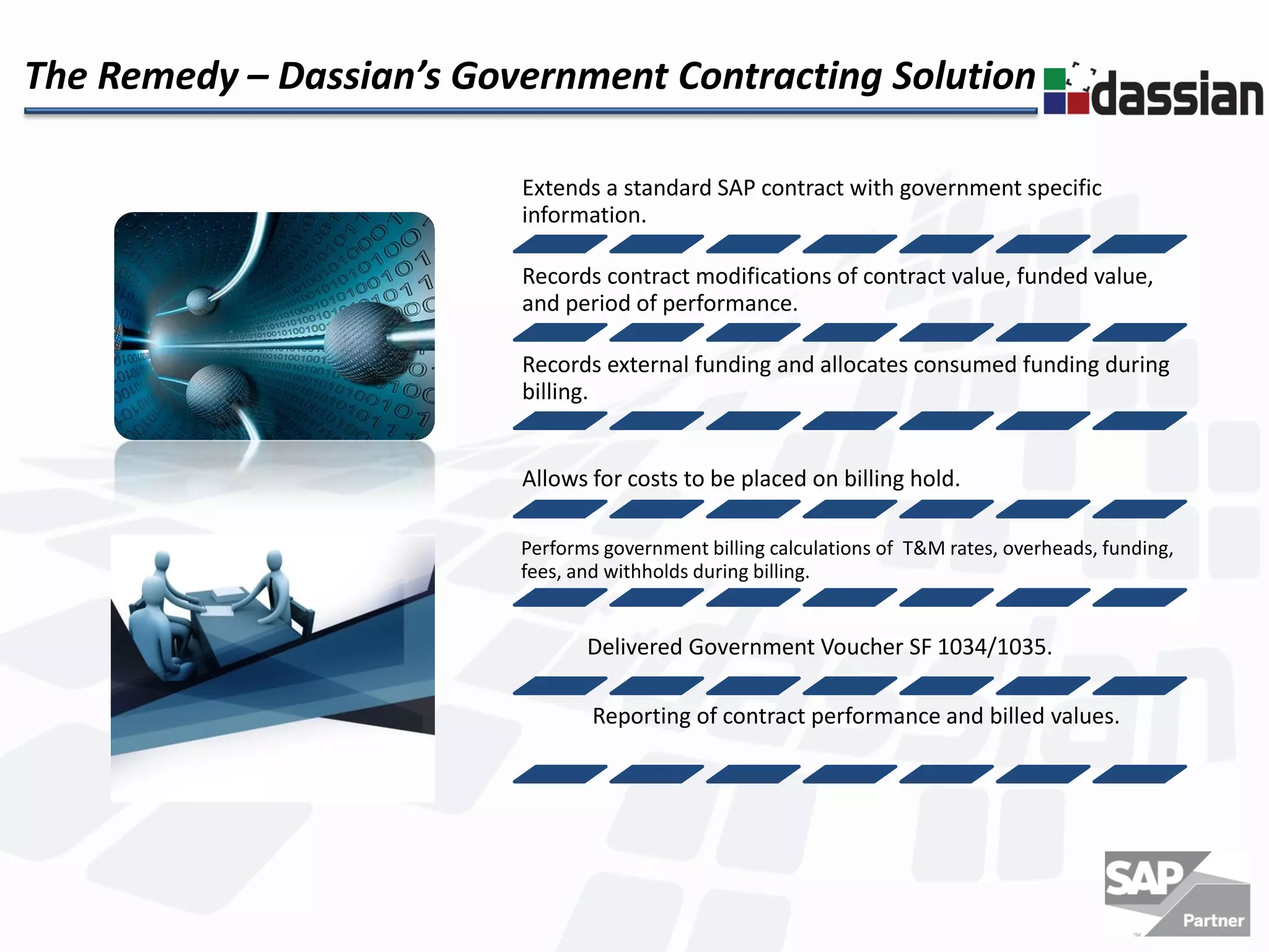 Dassian Government Contracting Solution (GCS) | PDF