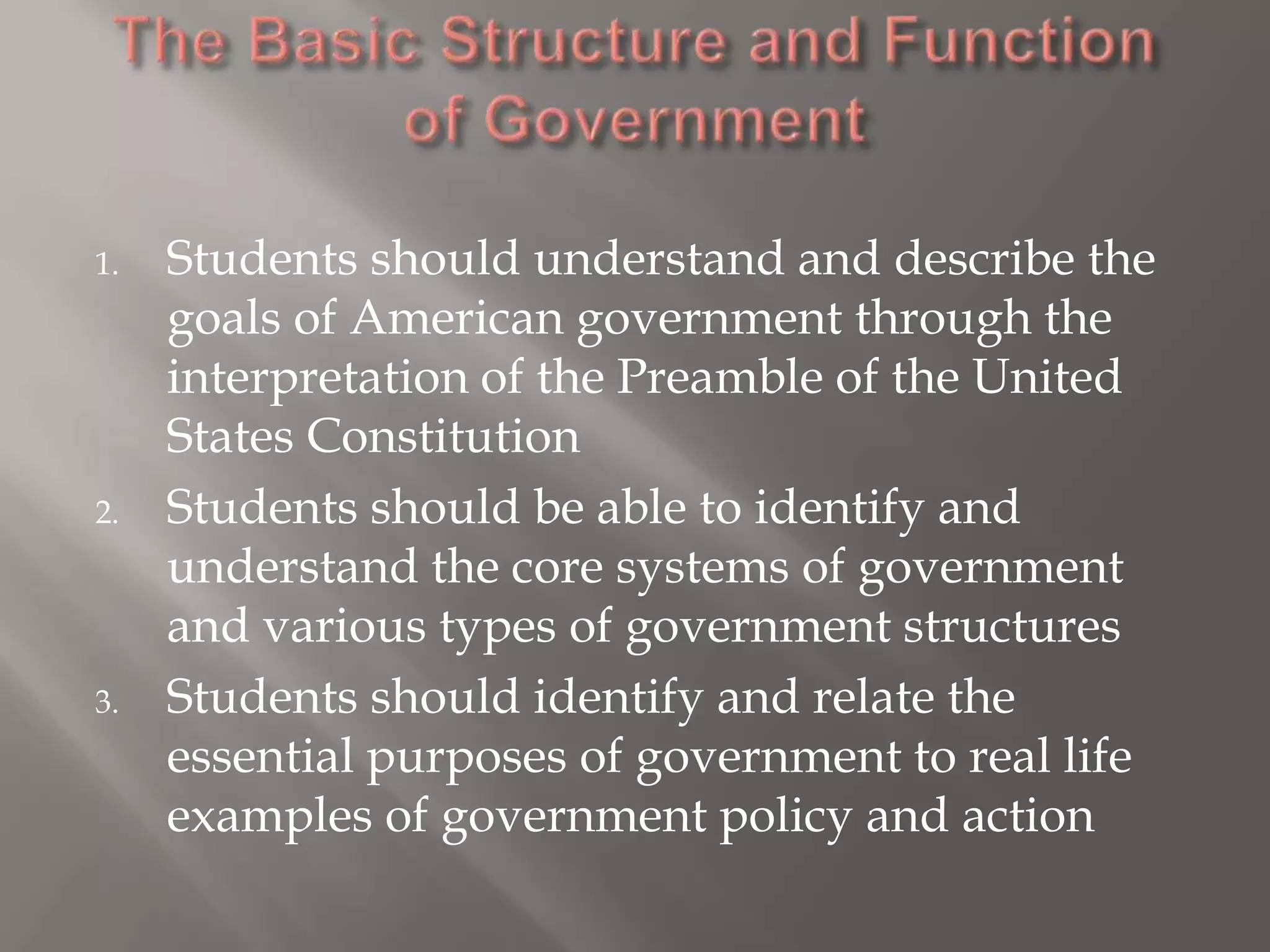 Government Course Outline 2013 14 | PPTX