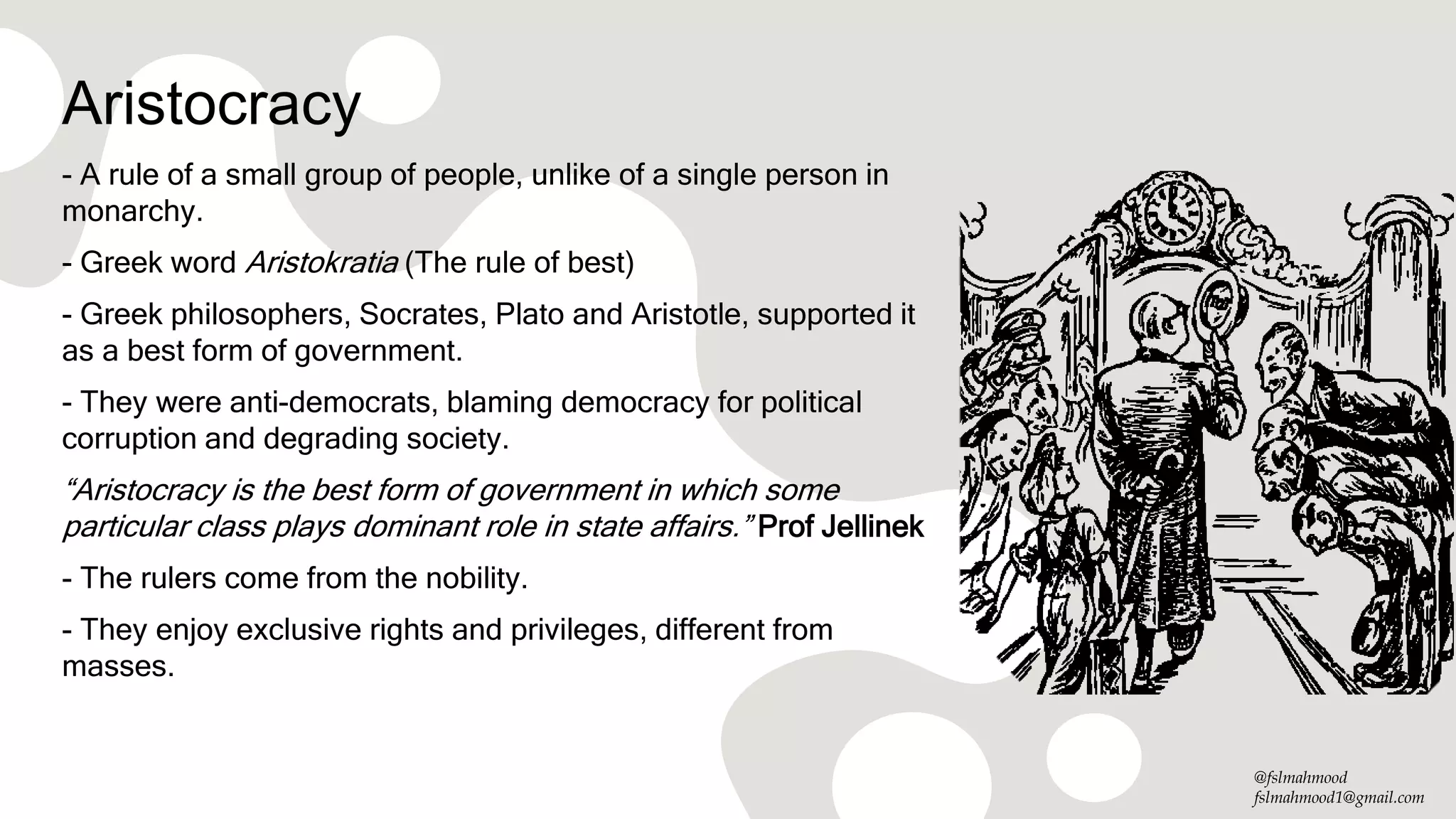 Government: Its meaning and types | PPTX