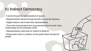 Government: Its meaning and types | PPTX