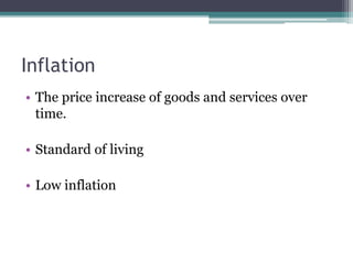 Government economic objectives and policies | PPTX