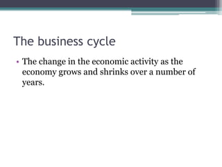 Government economic objectives and policies | PPTX