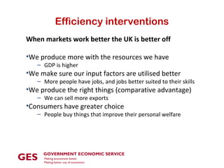 Government Economic Service - Introduction and Application Process | PPT