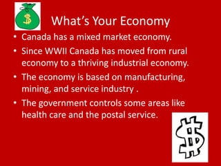 Government & Economy of Canada | PPTX