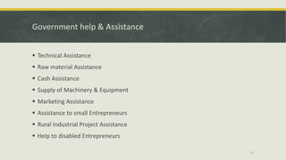 Government encouragement to entrepreneurship | PPTX