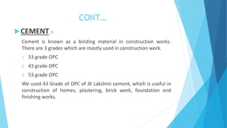 PRESENTATION ON SUMMER INTERNSHIP ON MULTISTOREY BUILDING CONSTRUCTION | PPTX