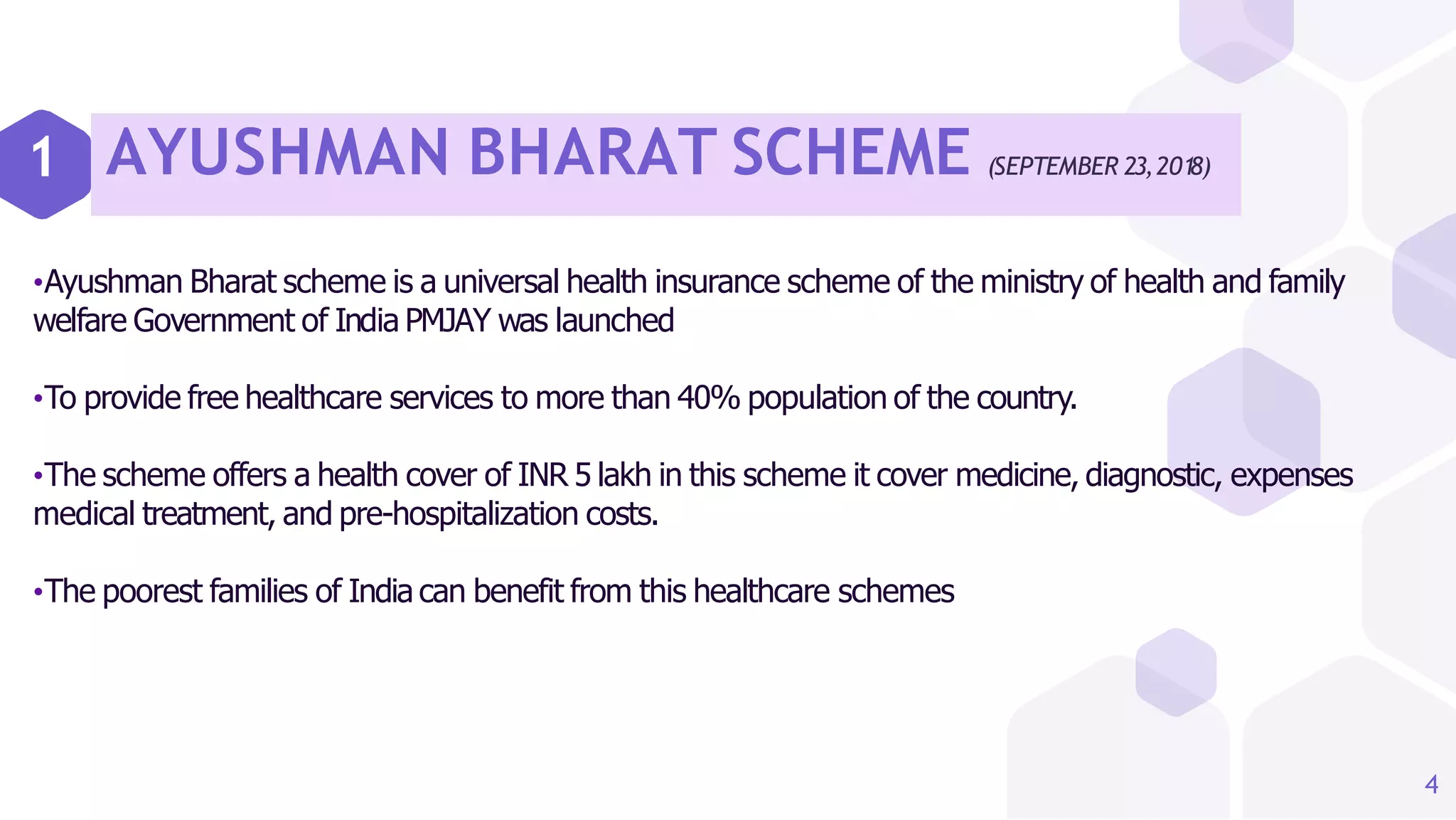 Government Health Insurance Schemes in India | PPTX
