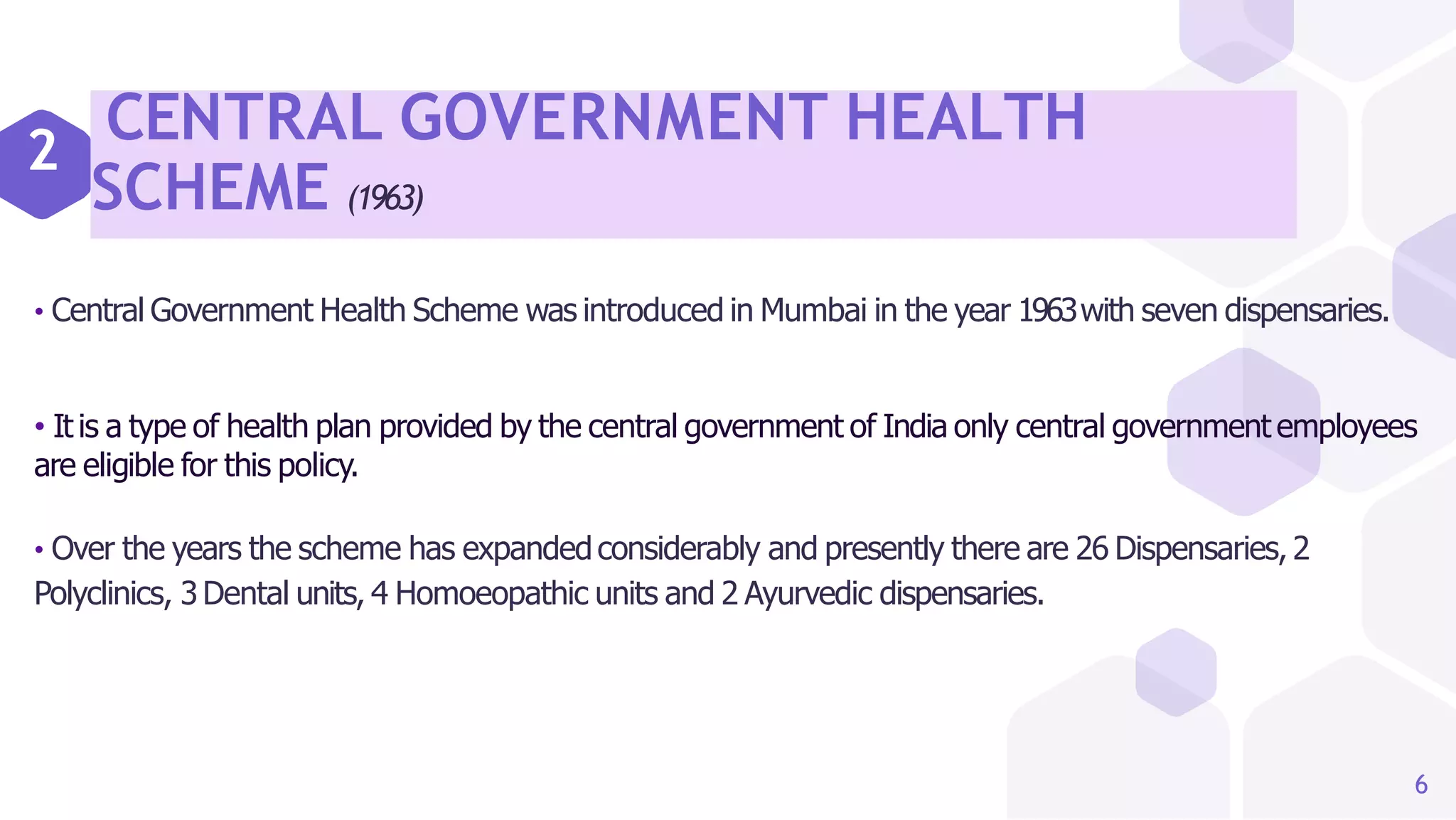 Government Health Insurance Schemes in India | PPTX