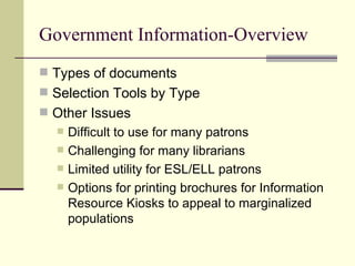 Government Information | PPT