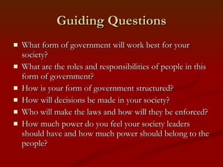 Government in Society | PPT