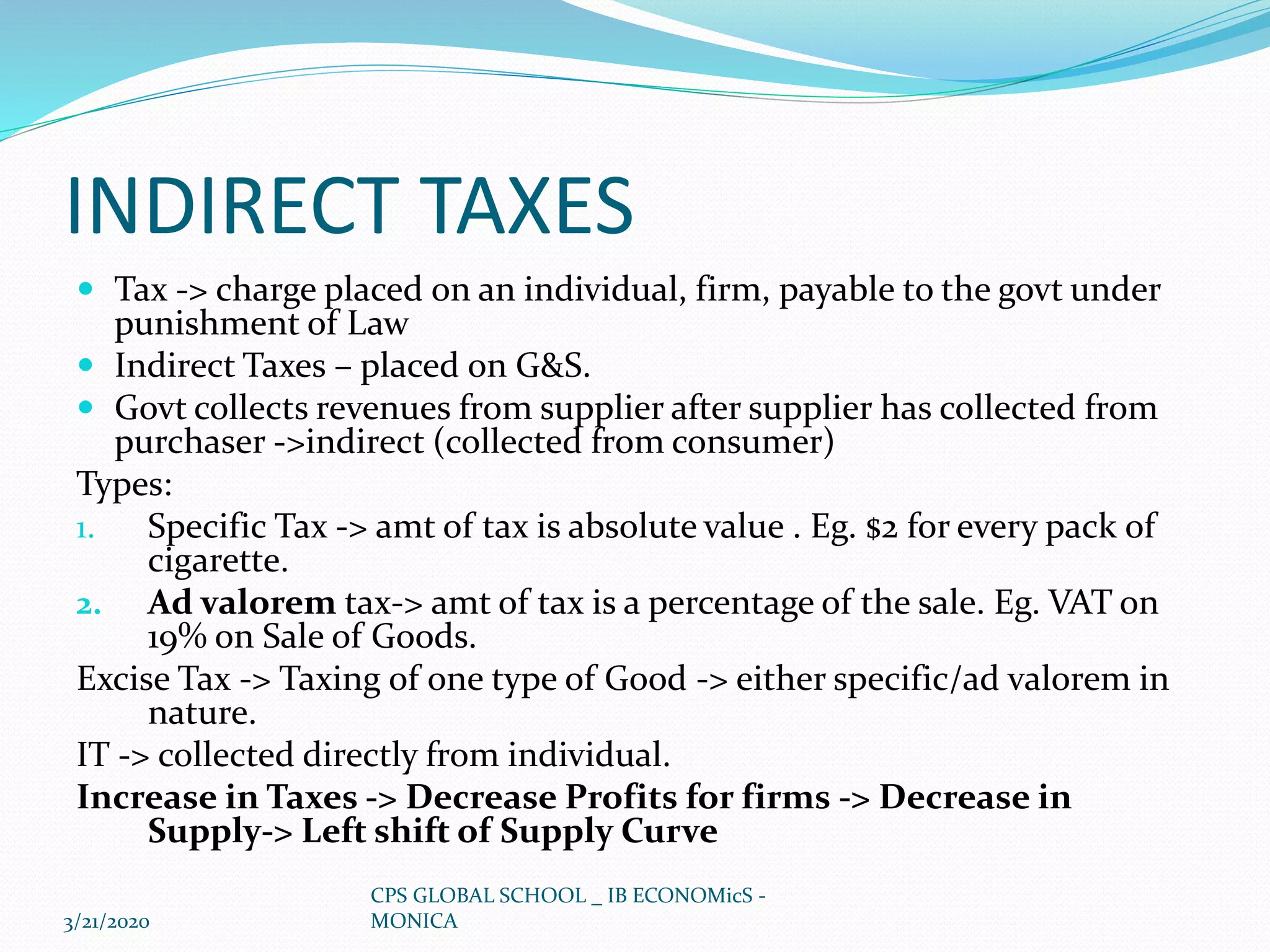 Government intervention - IB Economics | PPTX